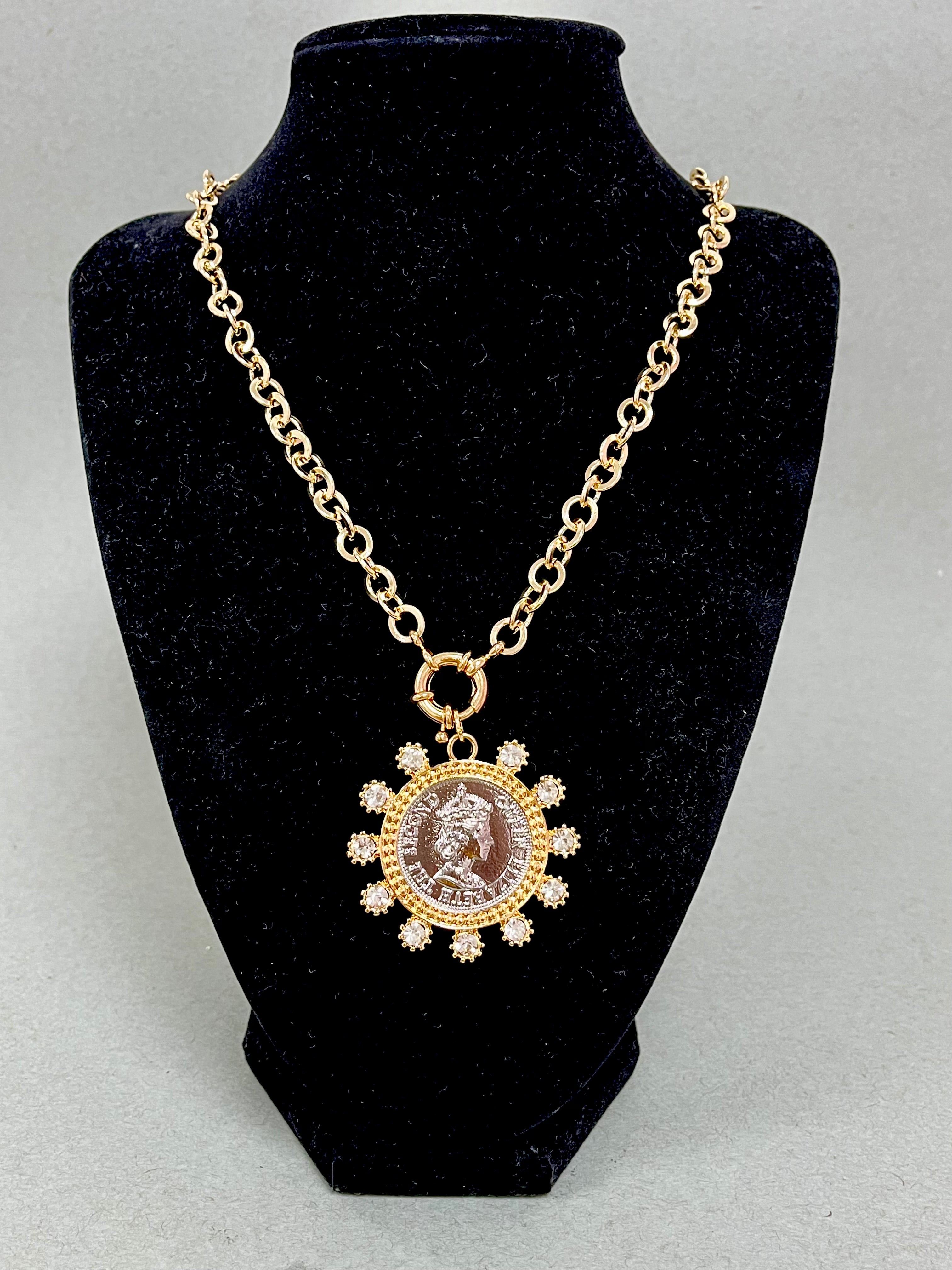 Gold Coin Necklace – Cactus Joys